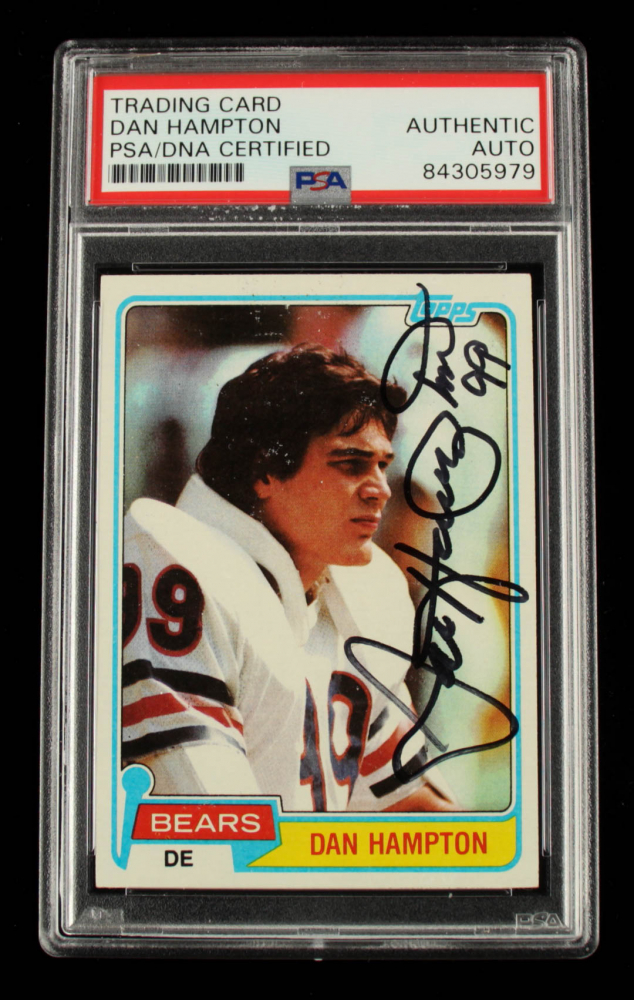 Dan Hampton Signed 1981 Topps #316 RC (PSA) | Pristine Auction
