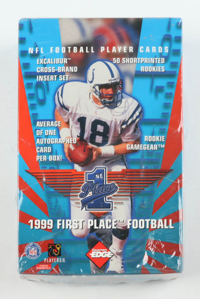 1999 Collector's Edge First Place Football Hobby Box with (24) Packs | Pristine Auction
