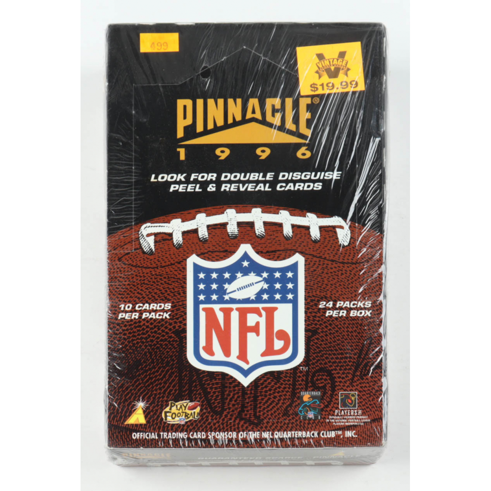 1996 Pinnacle NFL Football Hobby Box with (16) Packs | Pristine Auction