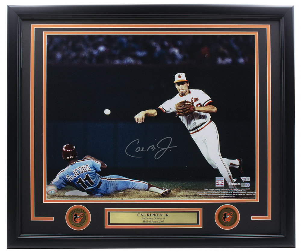 Cal Ripken Jr. Signed Orioles 22x27 Custom Framed Photo (Fanatics & MLB ...