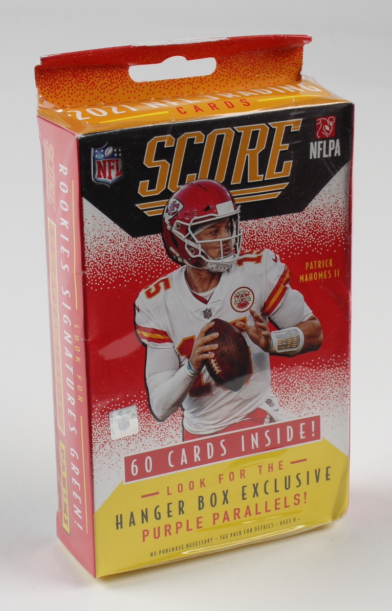2021 Panini Score Football Hanger Box with (60) Cards | Pristine Auction