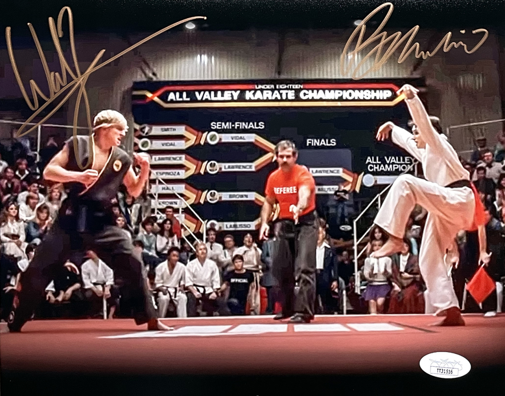 Ralph Macchio & William Zabka Signed "The Karate Kid" 8x10 Photo (JSA ...