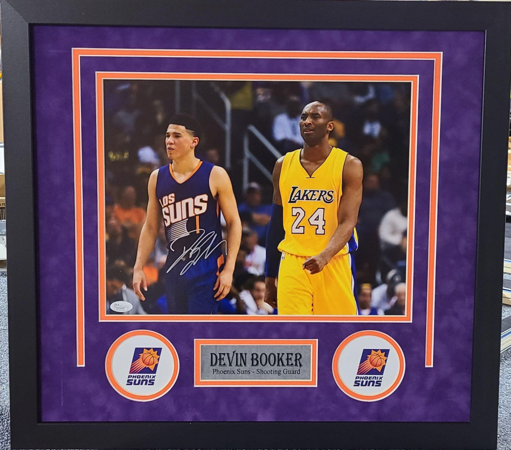 Devin Booker Signed Suns 20x22 Custom Framed Photo (JSA Hologram ...