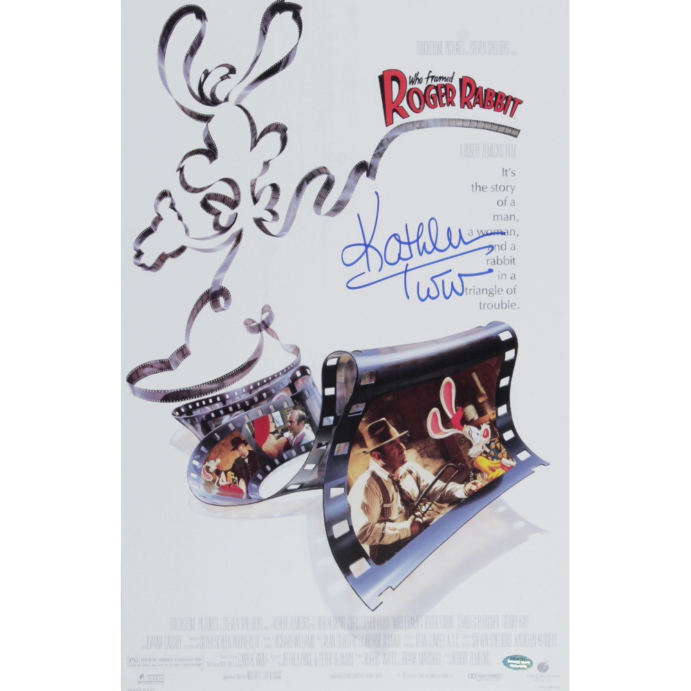 Kathleen Turner Signed "Who Framed Roger Rabbit" 11x17 Photo (Schwartz ...