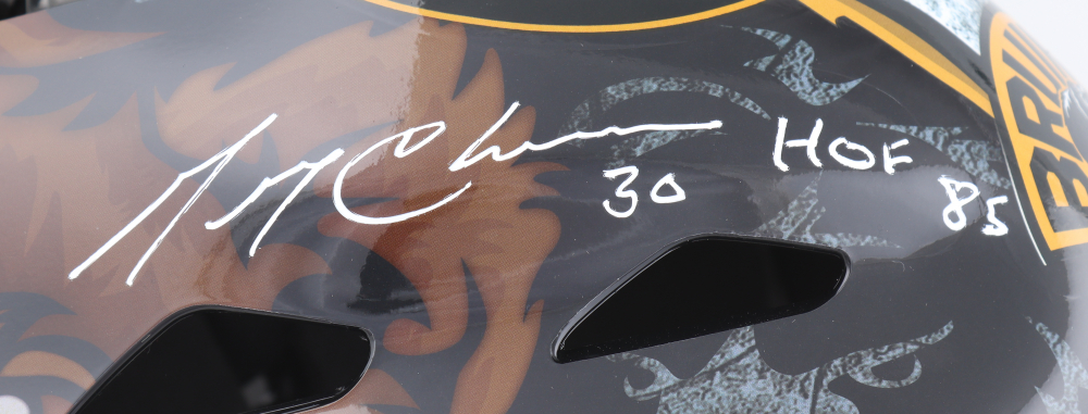 Gerry Cheevers Signed Bruins Hockey Goalie Mask Inscribed "HOF 85 ...