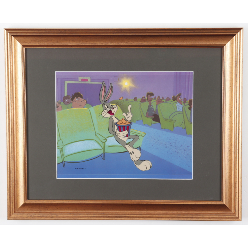 1990 Warner Bro's "Looney Tunes" LE 13x16 Custom Framed Two-Piece ...