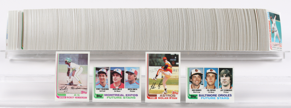 1982 Topps Baseball Complete Set of (792) cards with Bob Bonner RC ...