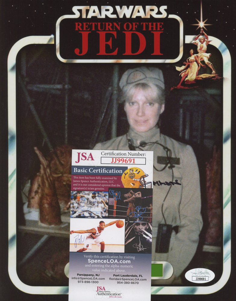 Tina Simmons Signed "Star Wars: Return of the Jedi" 8x10 Photo (JSA COA ...