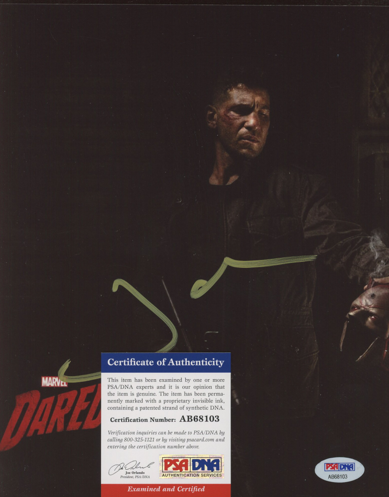 Jon Bernthal Signed "Daredevil" 8x10 Photo (PSA COA) | Pristine Auction