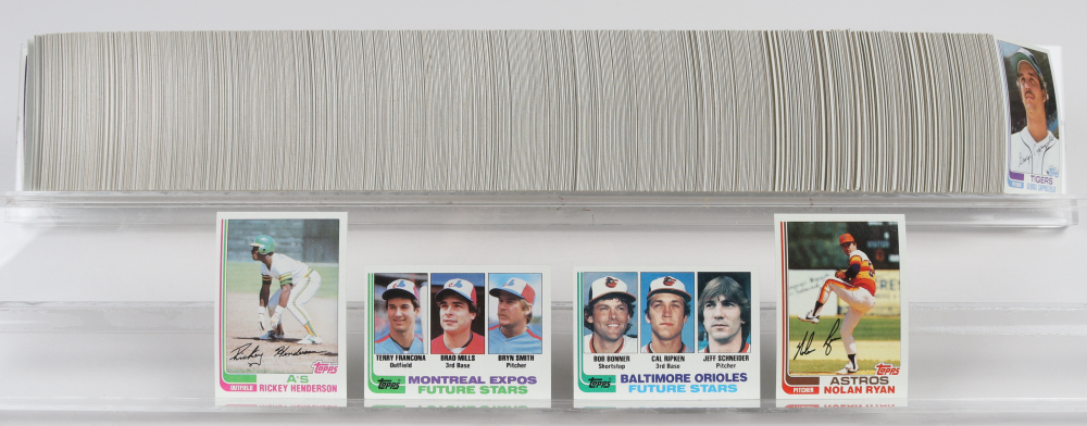 1982 Topps Baseball Complete Set of (792) cards with Bob Bonner RC ...