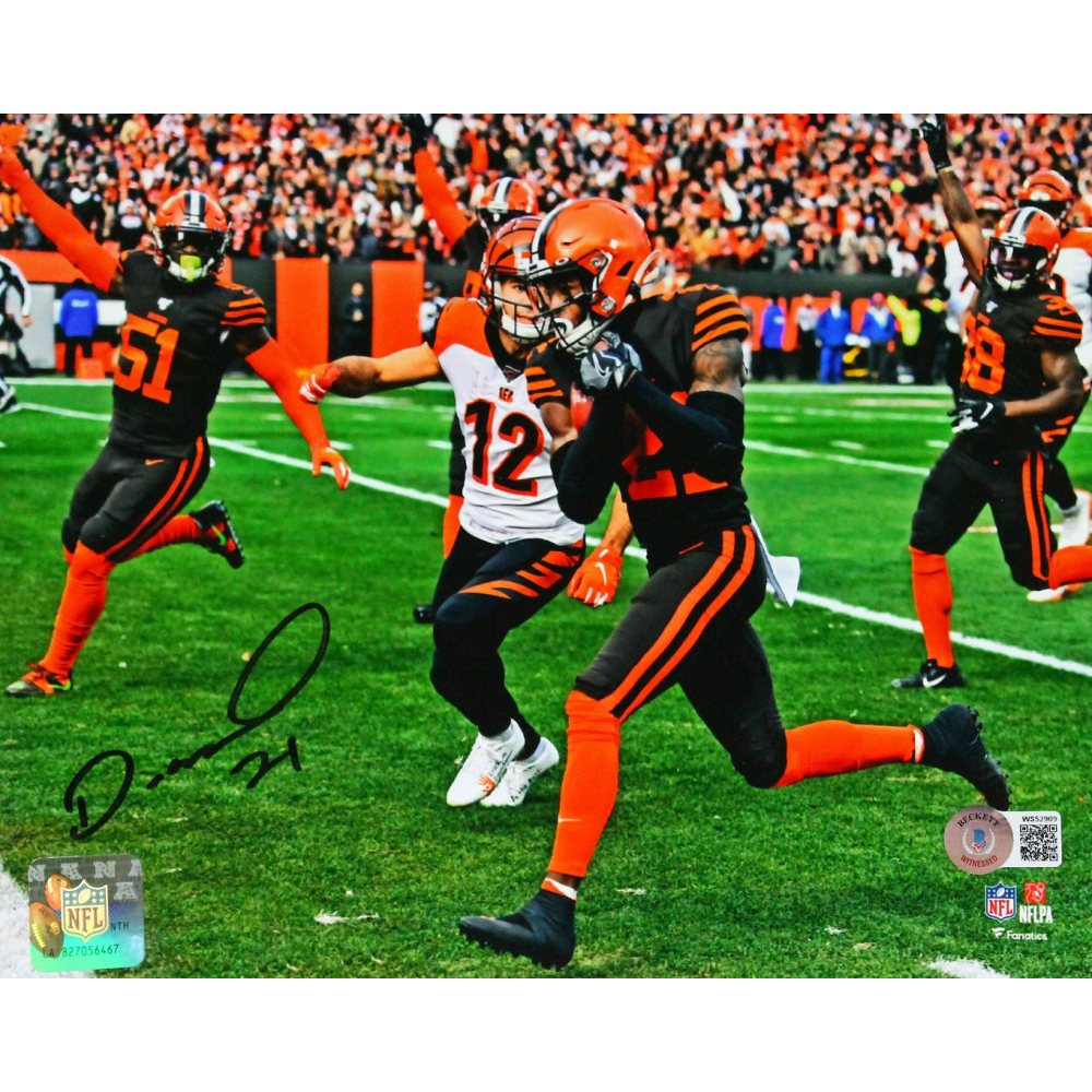 Denzel Ward Signed Browns 8x10 Photo (Beckett) | Pristine Auction