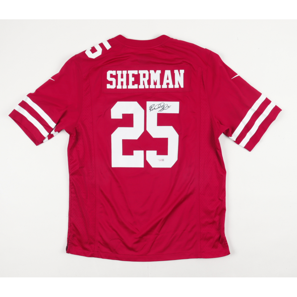 Richard Sherman Signed 49ers Jersey (Fanatics Hologram) | Pristine Auction