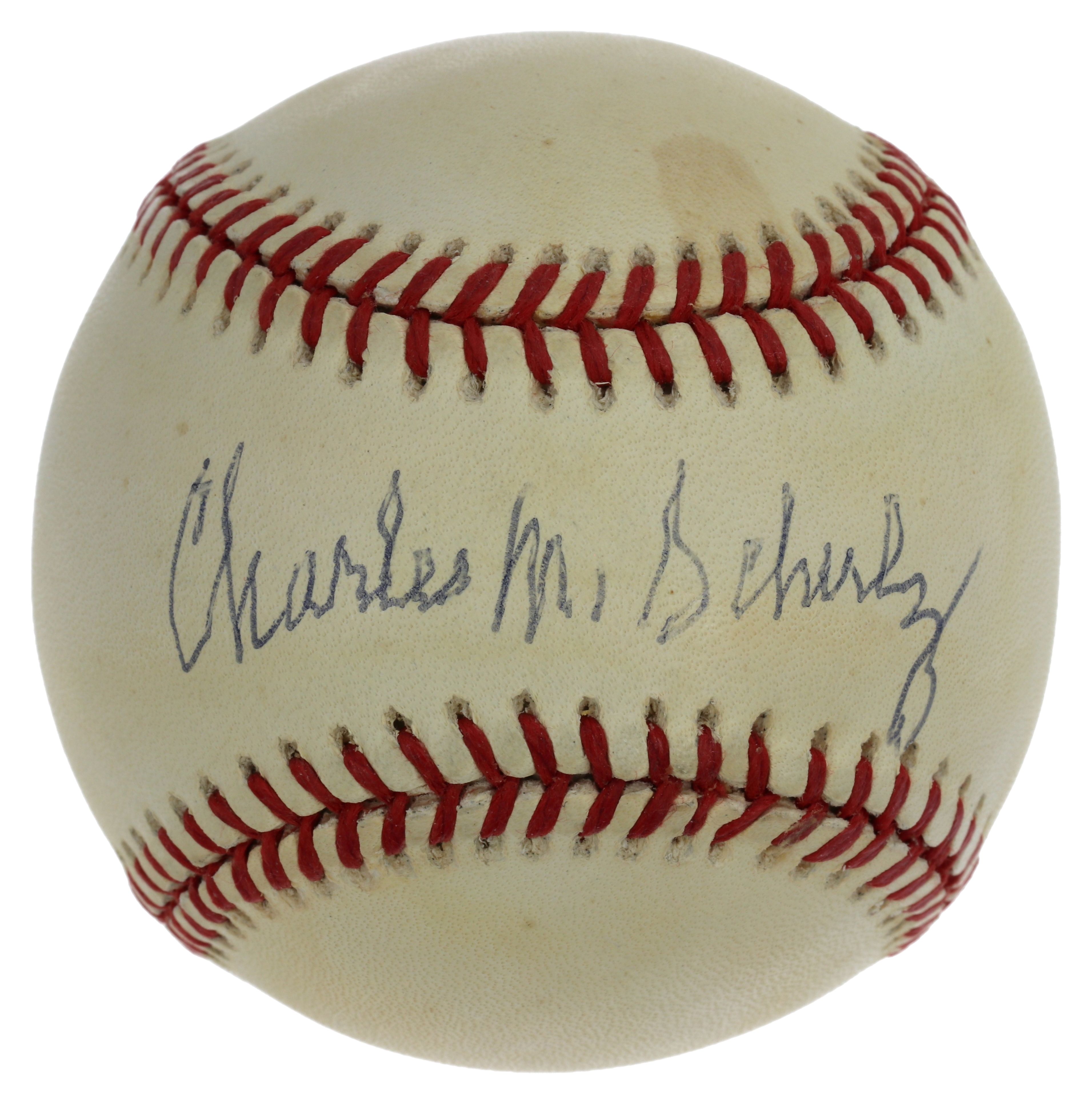 Charles M. Schulz Signed ONL Baseball (JSA LOA) | Pristine Auction