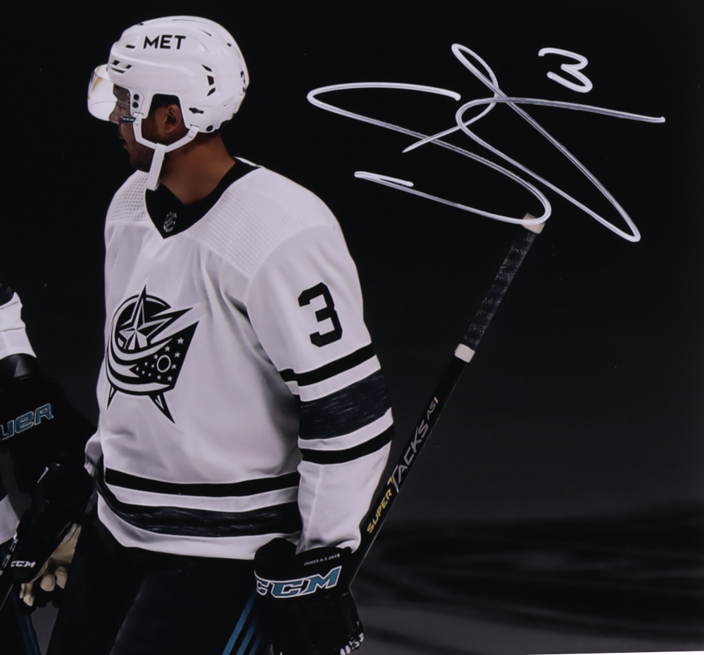 Seth Jones & Cam Atkinson Signed Blue Jackets 16x20 Photo (Fanatics ...