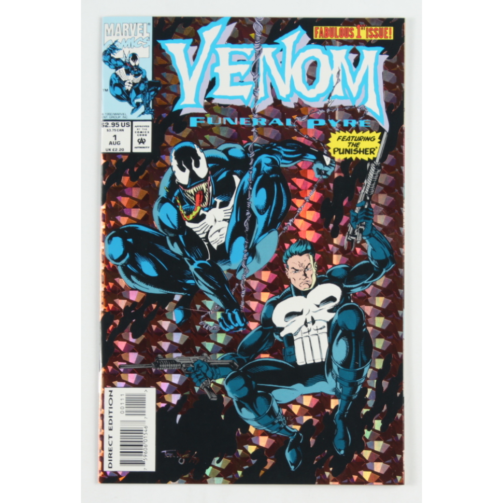 1993 "Venom: Funeral Pyre" Issue #1 Marvel Comic Book | Pristine Auction