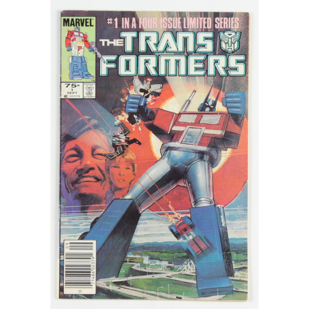 1984 "The Transformers" Issue #1 Limited Series Marvel Comic Book ...
