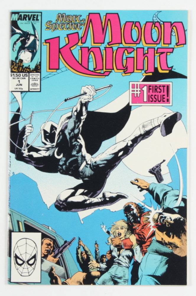1989 "Moon Knight" Issue #1 Marvel Comic Book | Pristine Auction