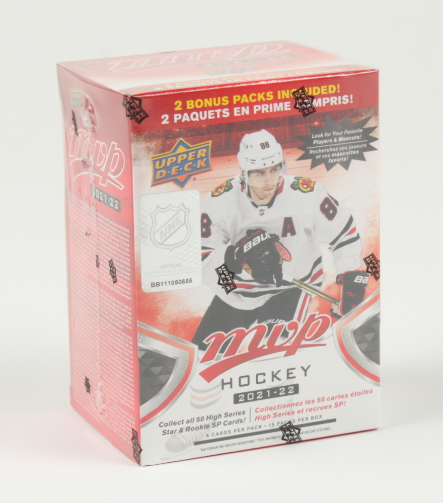 2021-22 Upper Deck MVP Hockey Blaster Box with (15) Packs | Pristine ...