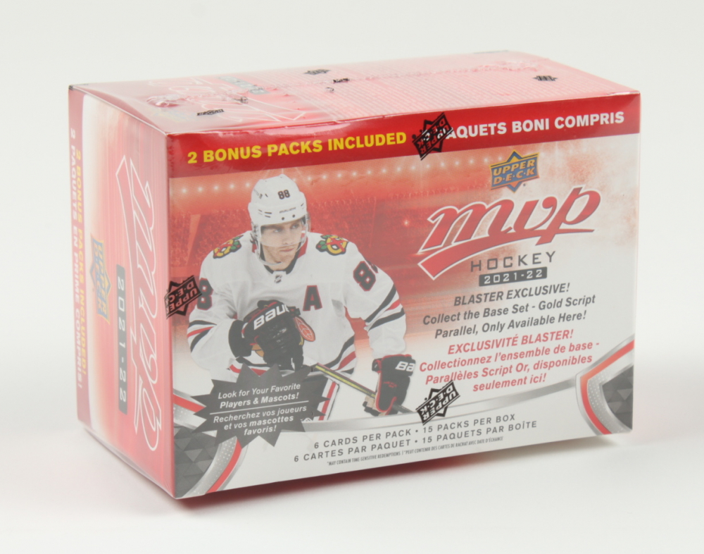 2021-22 Upper Deck MVP Hockey Blaster Box with (15) Packs | Pristine ...