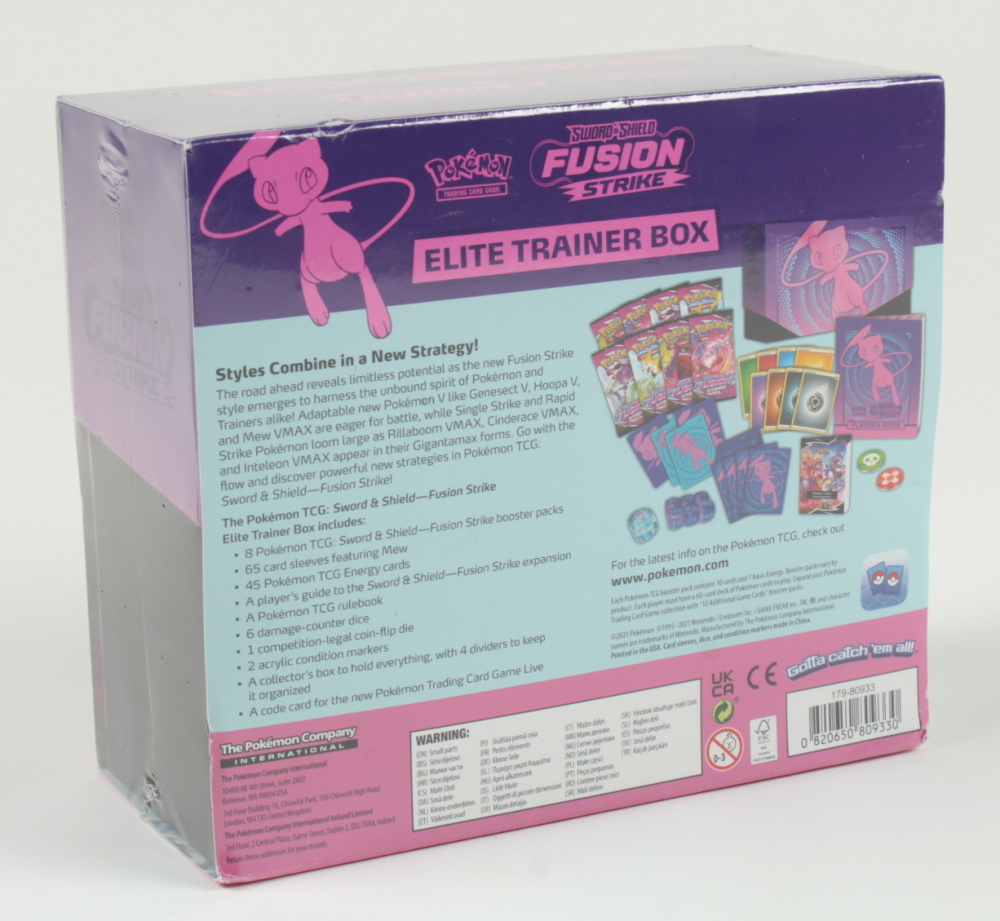 Pokemon TCG: Fusion Strike Elite Trainer Box with (10) Booster Packs ...