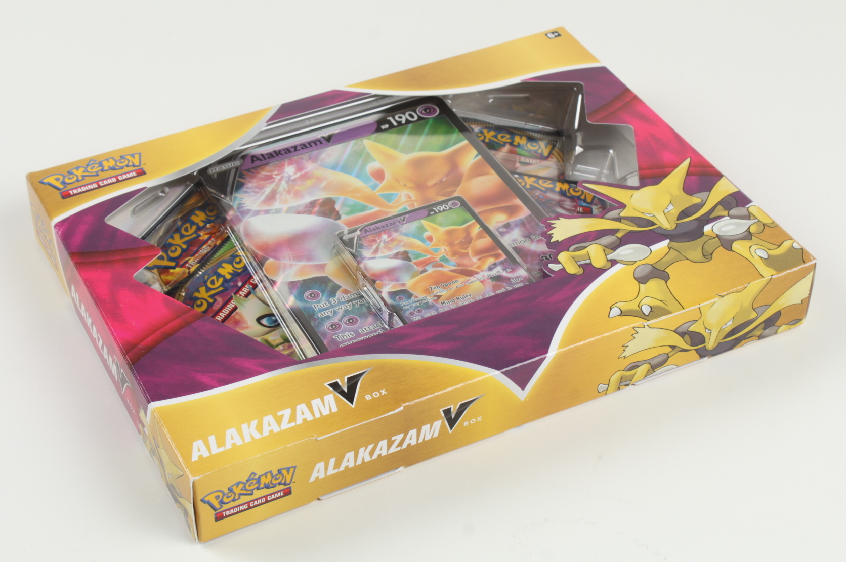Pokemon TCG: Alakazam V Box with (4) Booster Packs | Pristine Auction