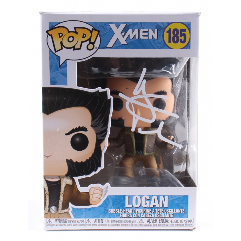 Hugh Jackman Signed "X-Men" #185 Logan Funko Pop! Bobble-Head Vinyl ...