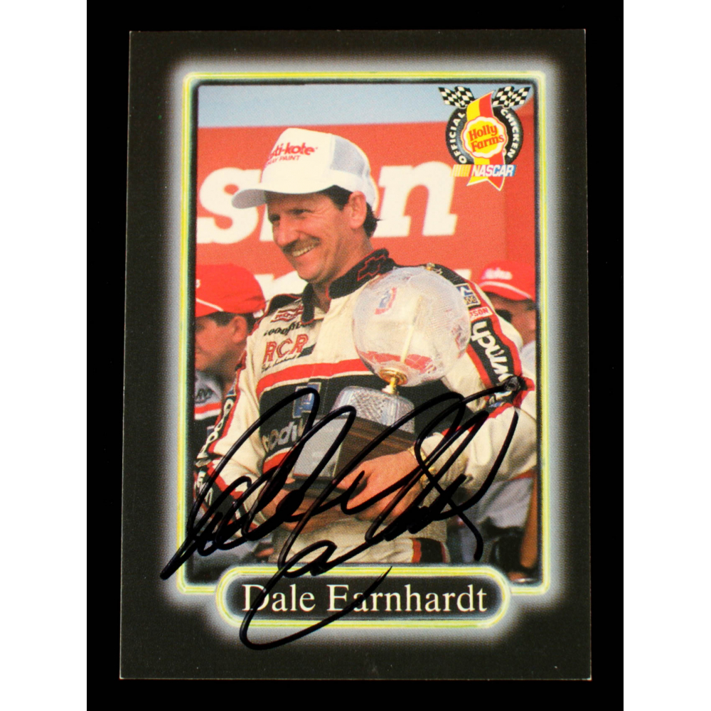 Dale Earnhardt Signed 1990 Maxx Race Cards Collection #3 (JSA COA ...