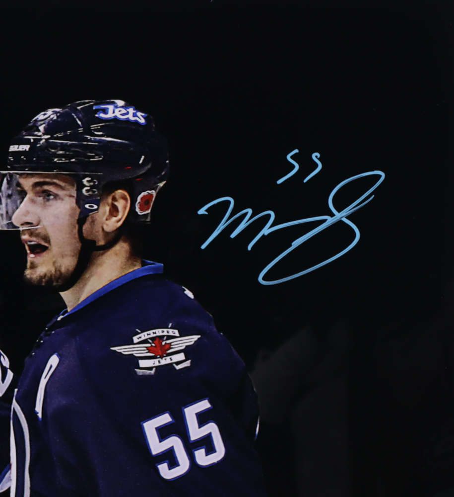 Mark Scheifele Signed Jets 16x20 Photo (Fanatics Hologram) | Pristine ...