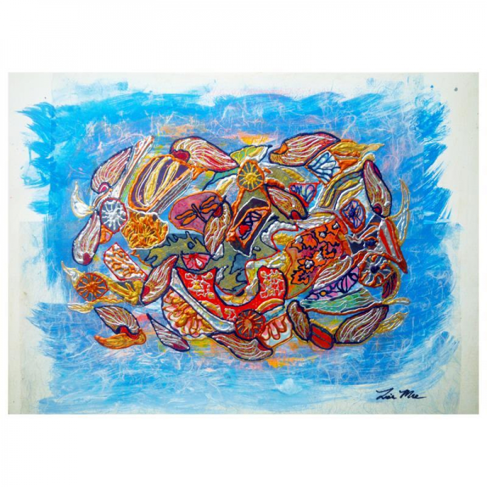 Lisa Mee Signed "Waves On The Shore At Carmel, California" 18x24 ...