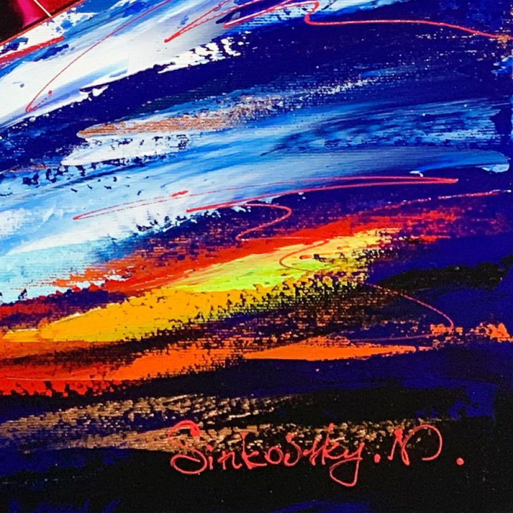 Natalia Sinkovsky Signed 20x20 Original Acrylic Painting on Canvas ...