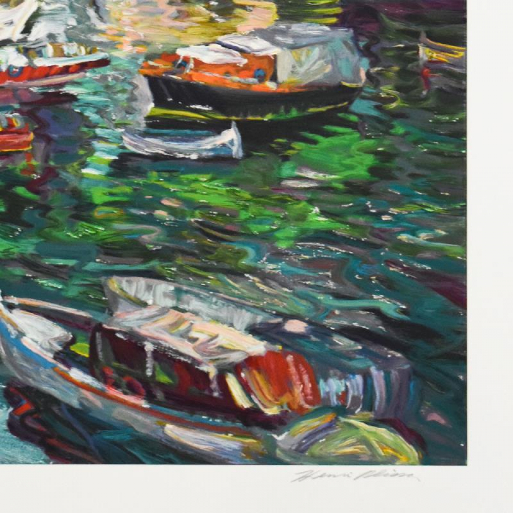 Henri Plisson Signed "Emerald Bay" Limited Edition 29x37 Serigraph (PA ...