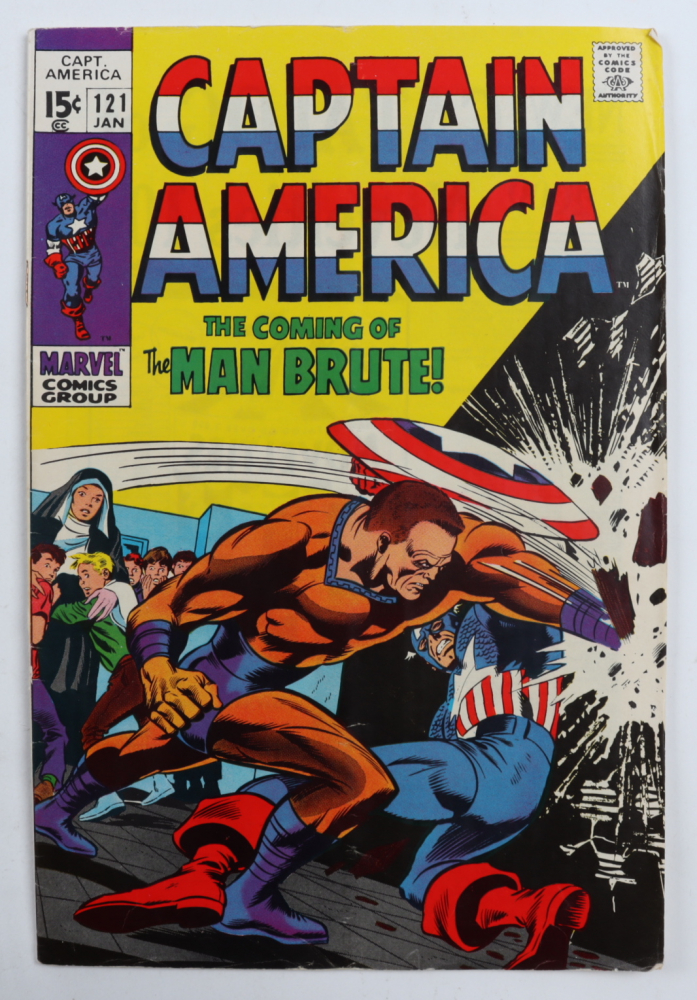 1970 "Captain America" Issue #121 Marvel Comic Book | Pristine Auction