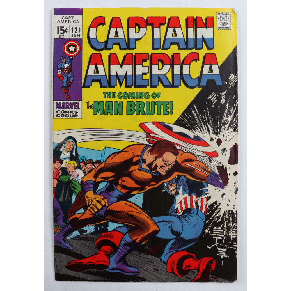 1970 "Captain America" Issue #121 Marvel Comic Book | Pristine Auction