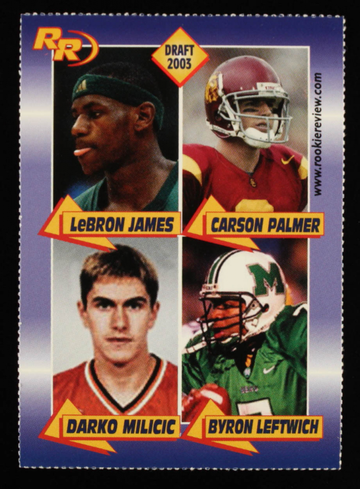 2003 Rookie Review Draft #38 LeBron James / Carson Palmer / Darko ...
