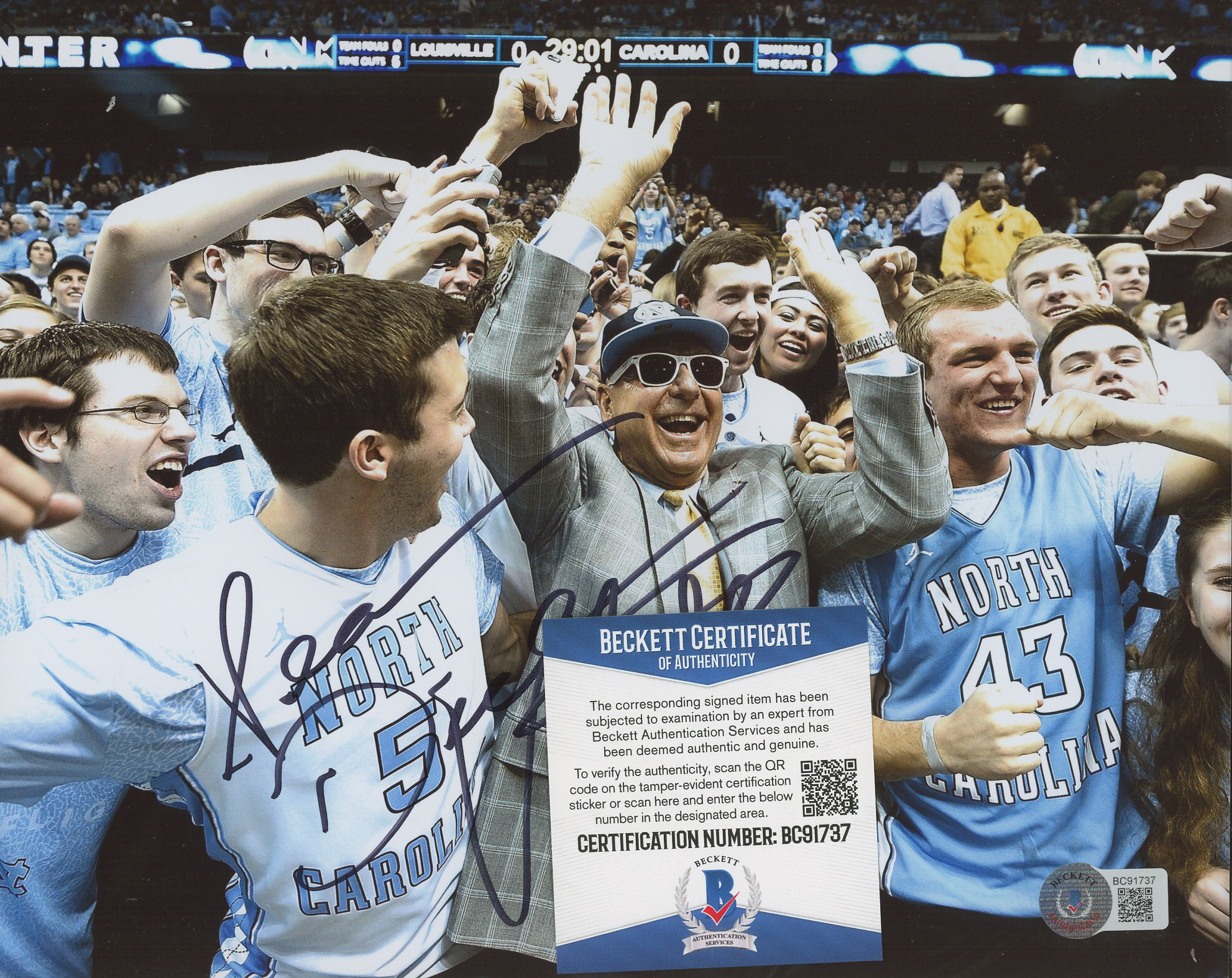 Dick Vitale Signed 8x10 Photo Inscribed "HOF 08" (Beckett COA ...