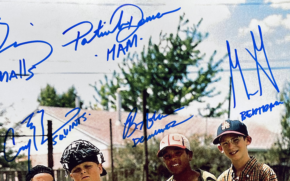 "The Sandlot" 16x20 Photo Cast-Signed by (8) with Tom Guiry, Patrick ...