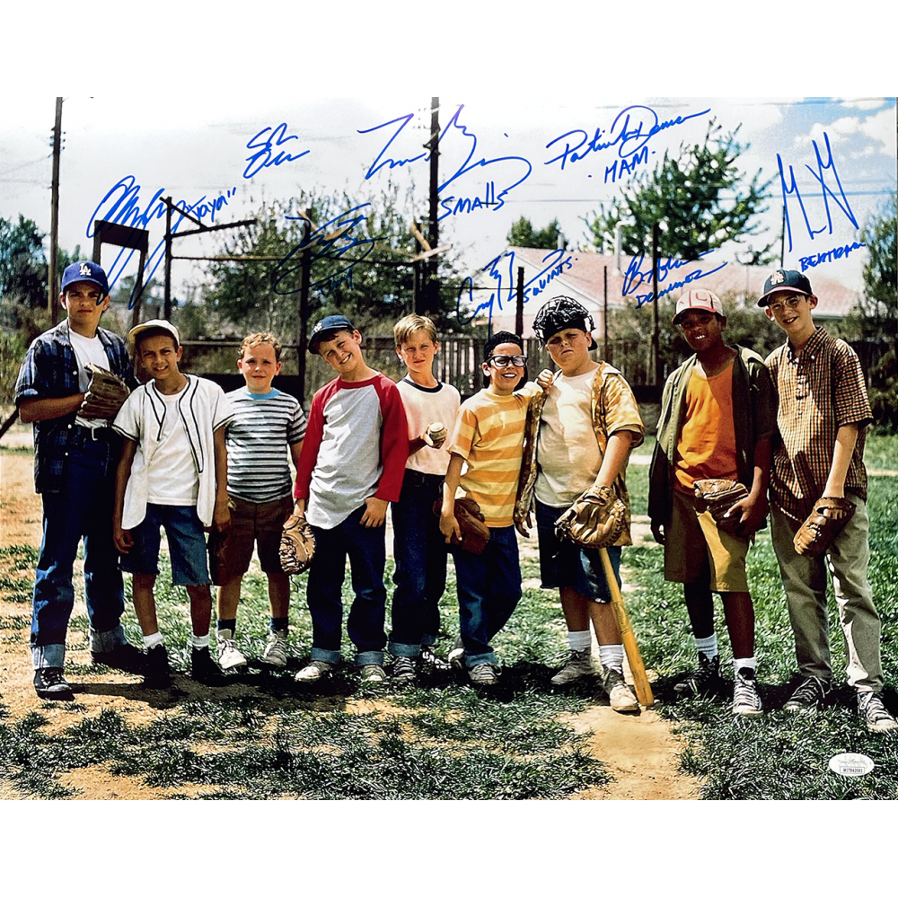 "The Sandlot" 16x20 Photo Cast-Signed by (8) with Tom Guiry, Patrick ...