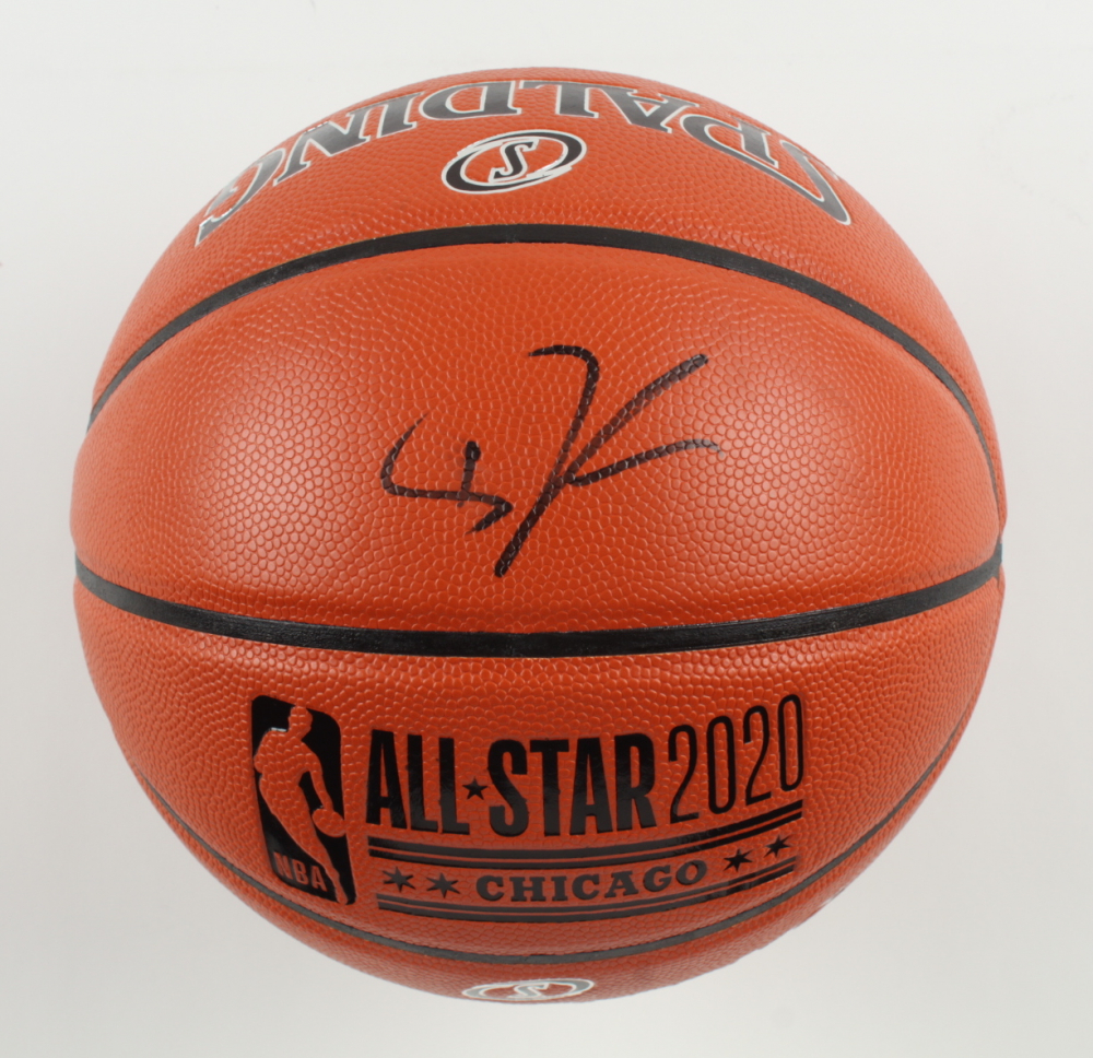 Giannis Antetokounmpo Signed 2020 NBA All-Star Game Ball Series ...
