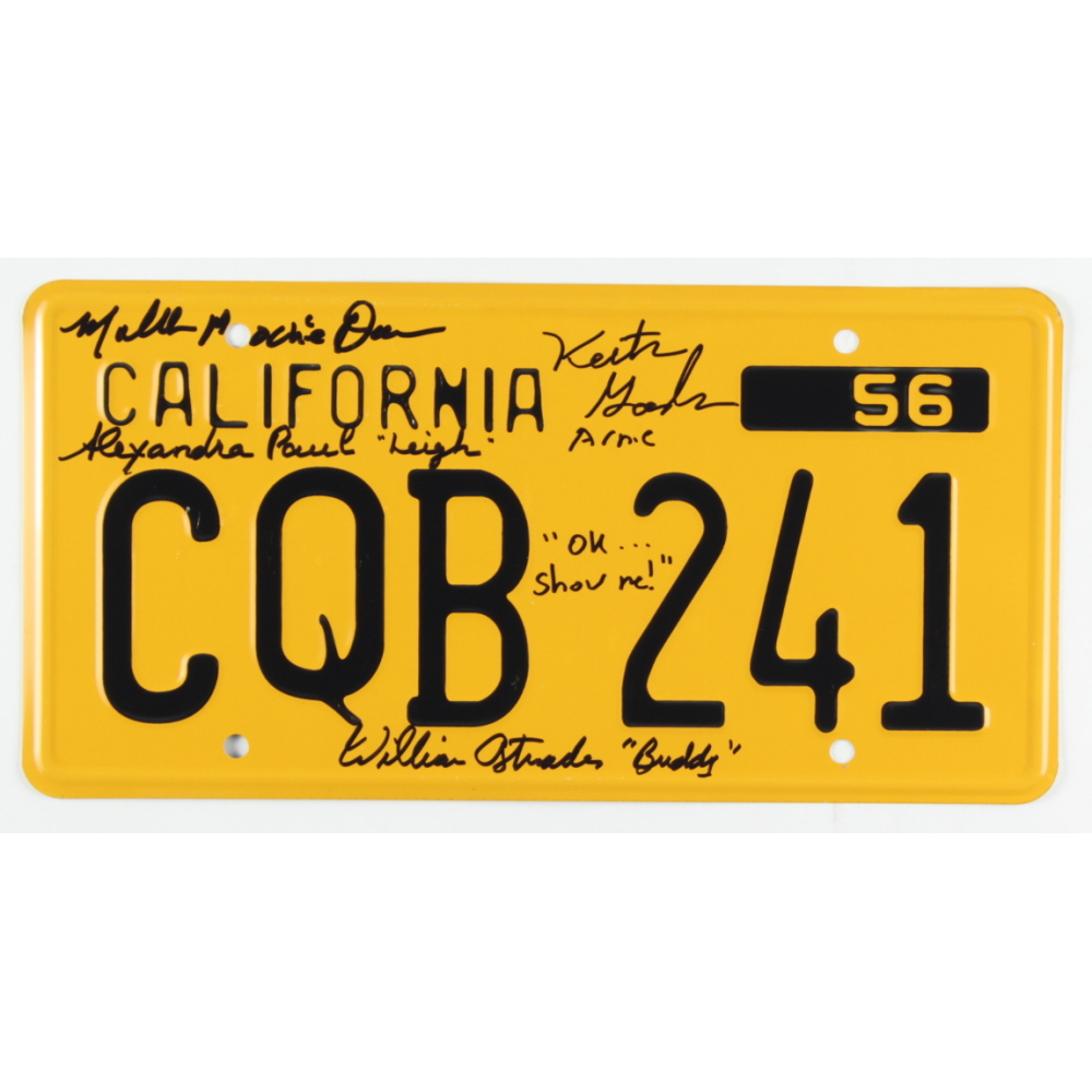 John Carpenter's "Christine" California License Plate Signed by (4 ...