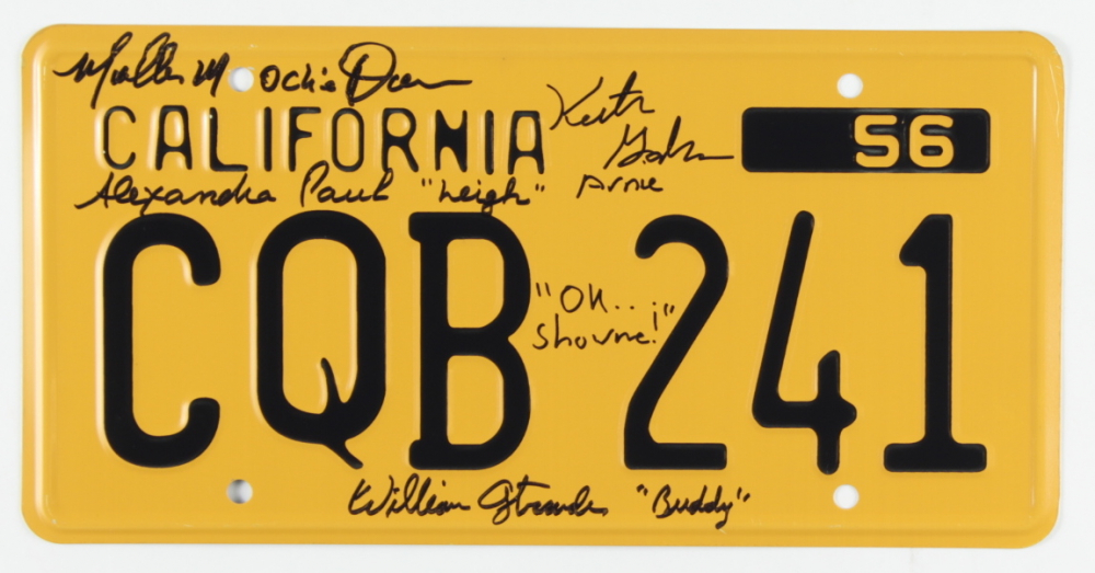 John Carpenter's "Christine" California License Plate Signed by (4 ...