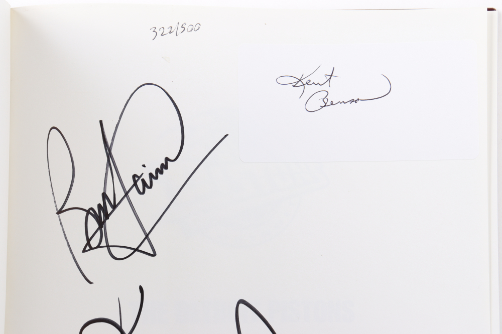 "The Pistons: Four Decades of Motor City Memories" Signed by (4) with ...