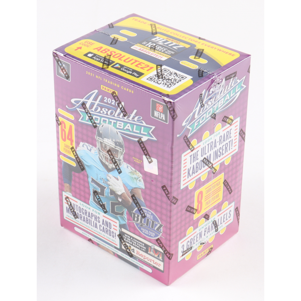 2021 Panini Absolute Football Blaster Box with (8) Packs | Pristine Auction