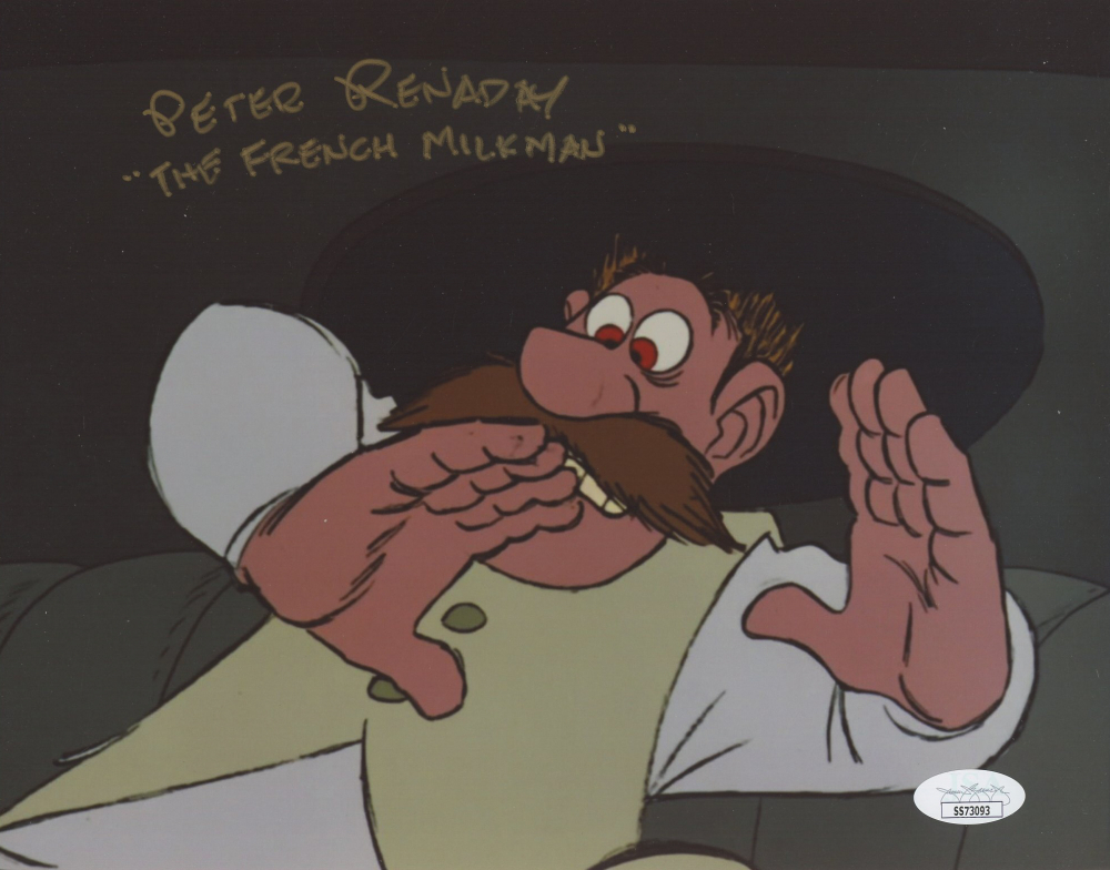 Peter Renaday Signed "The Aristocats" 8x10 Photo Inscribed "The French ...