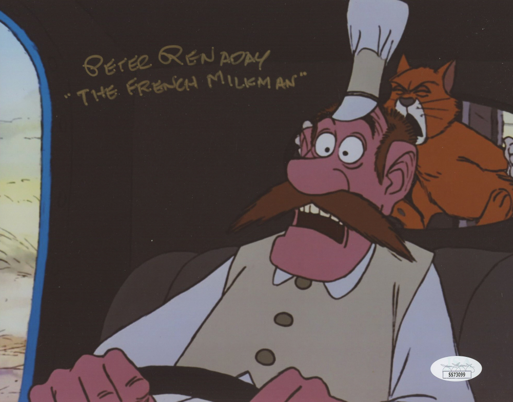 Peter Renaday Signed "The Aristocats" 8x10 Photo Inscribed "The French ...