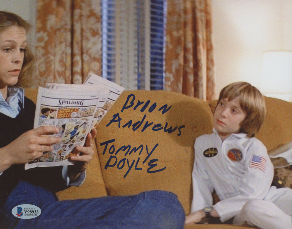 Brian Andrews Signed "Halloween" 8x10 Photo Inscribed "Tommy Doyle ...