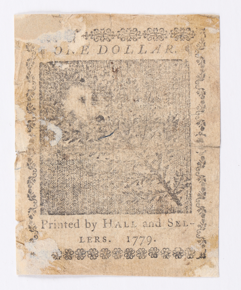 1779 $1 One Dollar Colonial Currency Note | Pristine Auction