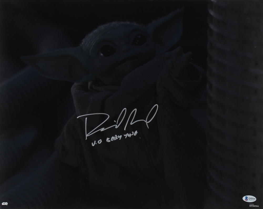 David Acord Signed "The Mandalorian" 16x20 Photo Inscribed "Voice of ...