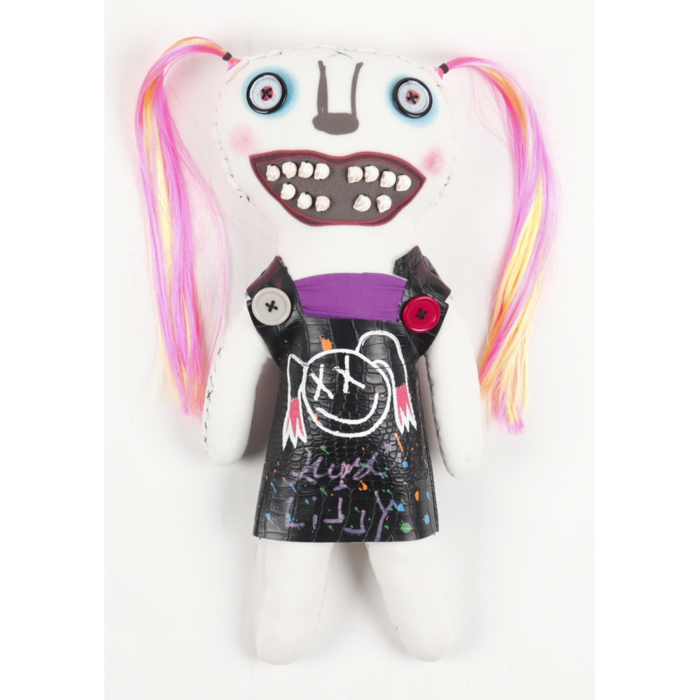 Alexa Bliss Signed Wwe Lilly Plush Doll Inscribed Lilly Beckett Hologram Pristine Auction