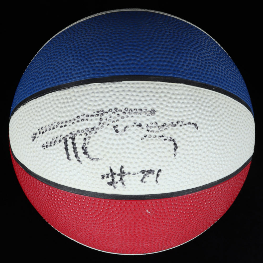 Tim Duncan Signed Mini Basketball (JSA) (See Description) | Pristine ...