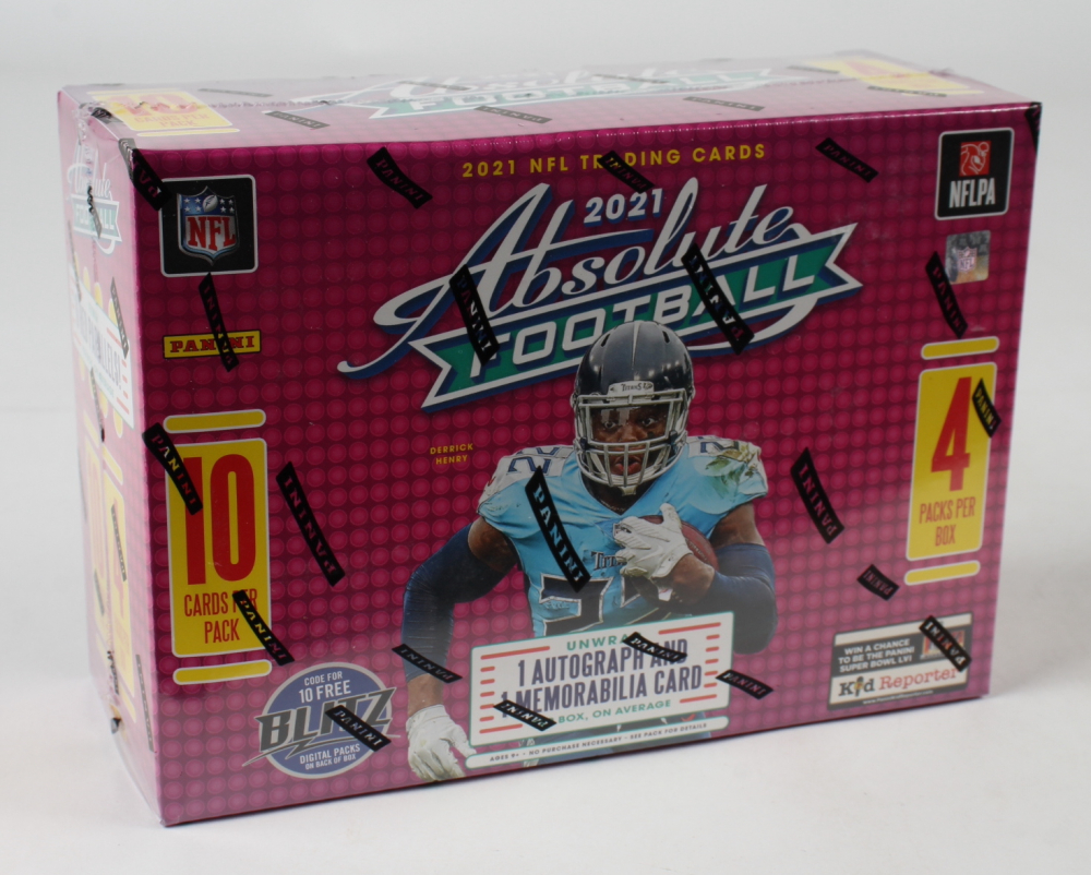 2021 Panini Absolute Football Mega Box with (4) Packs | Pristine Auction